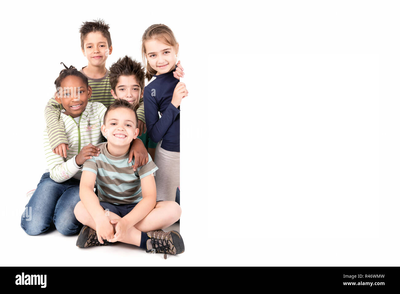 Group of children Stock Photo - Alamy