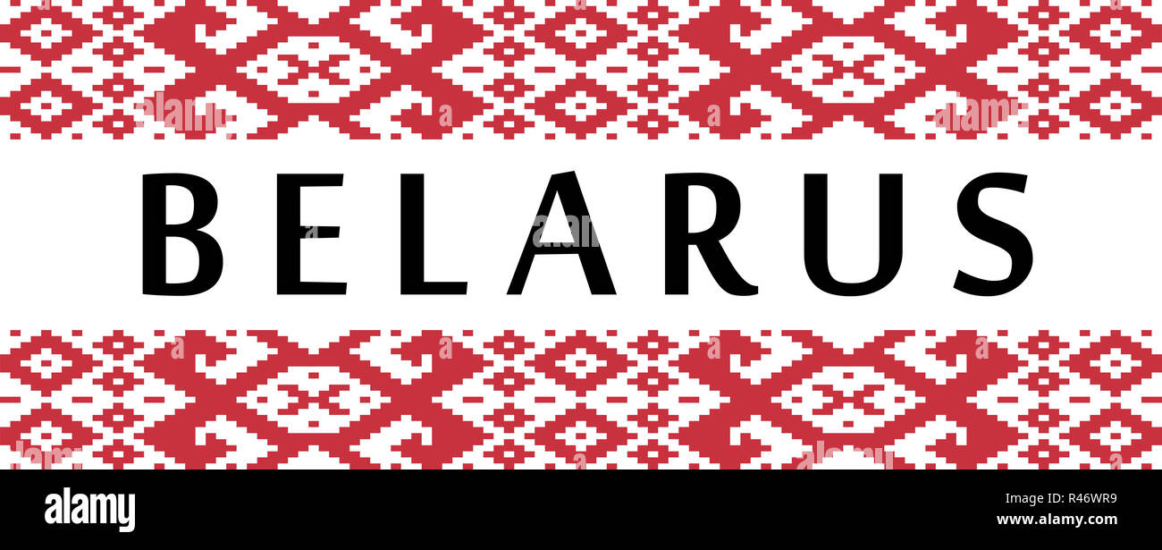 belarus country symbol name Stock Photo - Alamy