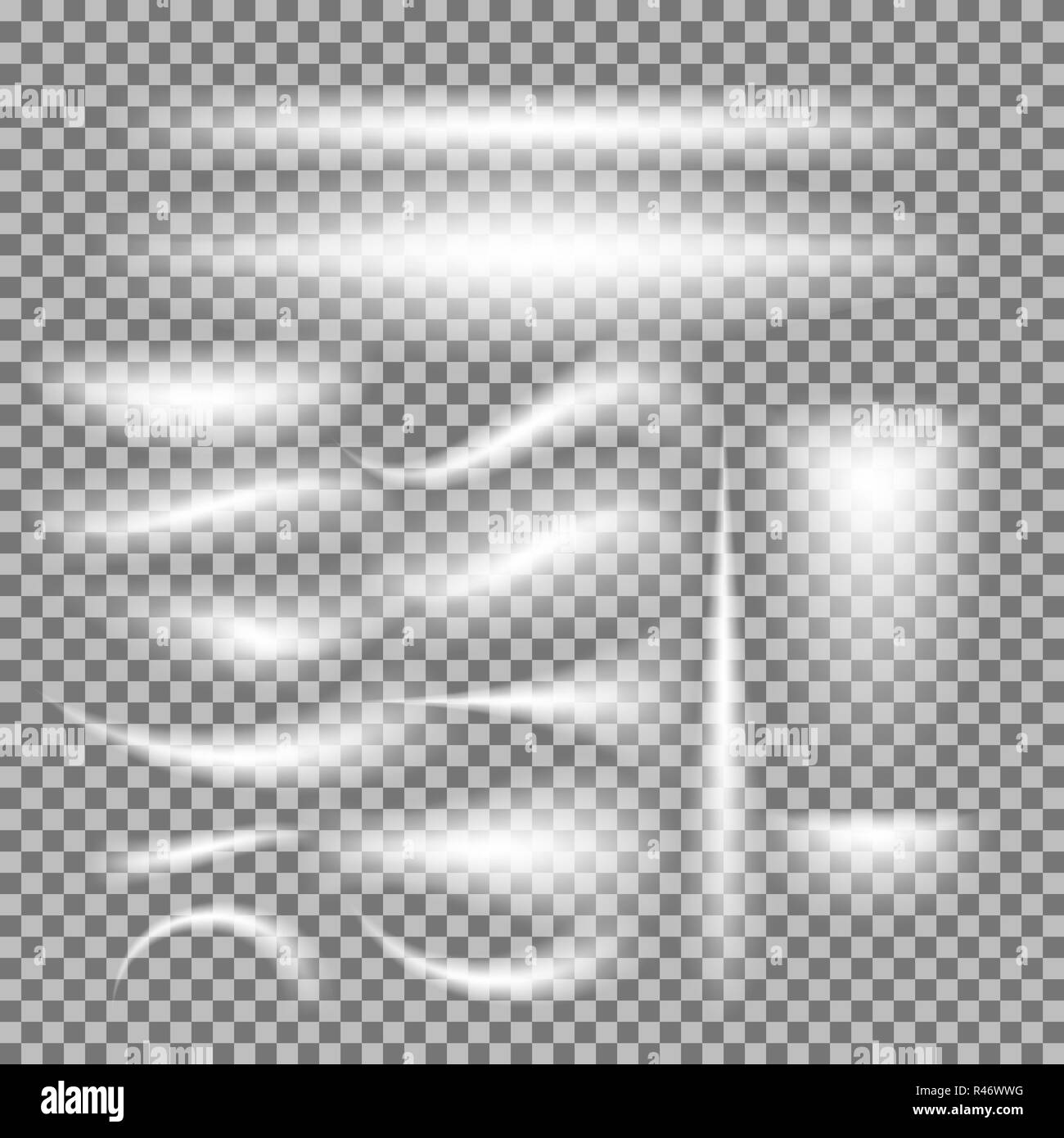 Vector set of glowing light bursts on grey white Stock Photo - Alamy