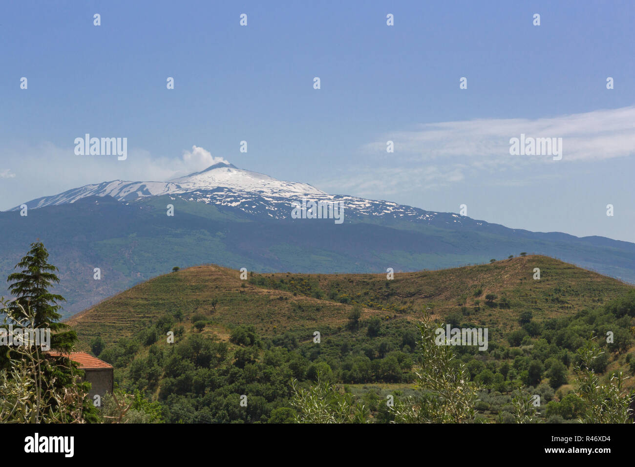 aetna addition volcano Stock Photo - Alamy