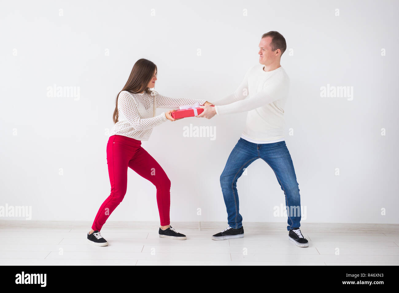 Couple fighting at christmas hi-res stock photography and images - Alamy