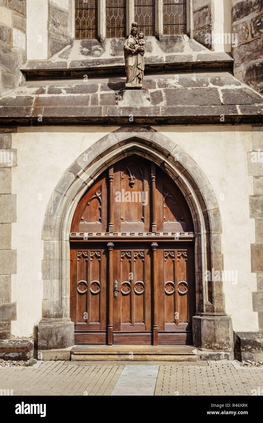 Entrance to the Church Stock Photo - Alamy