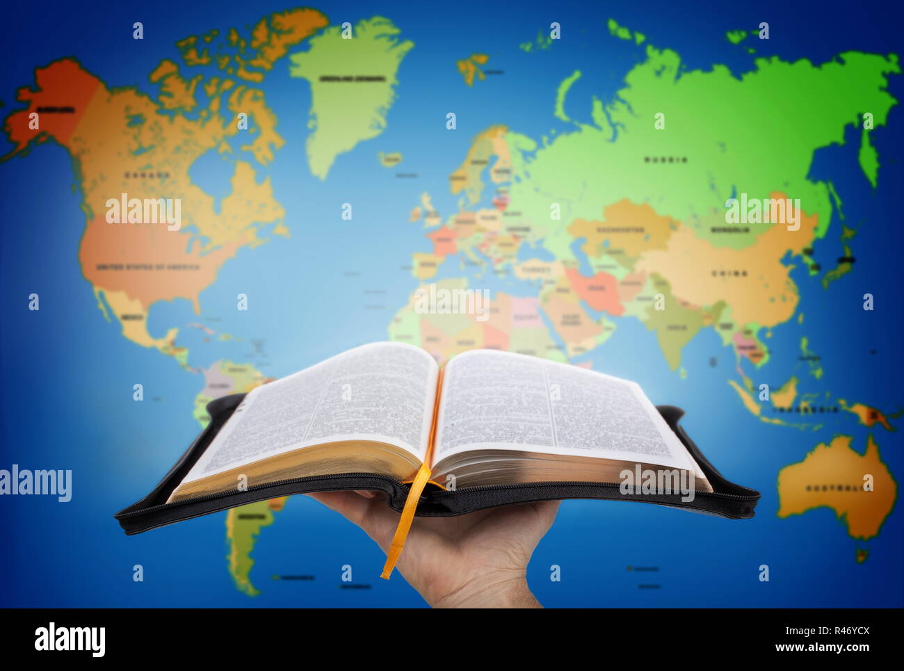 Spread of christianity map hi-res stock photography and images - Alamy