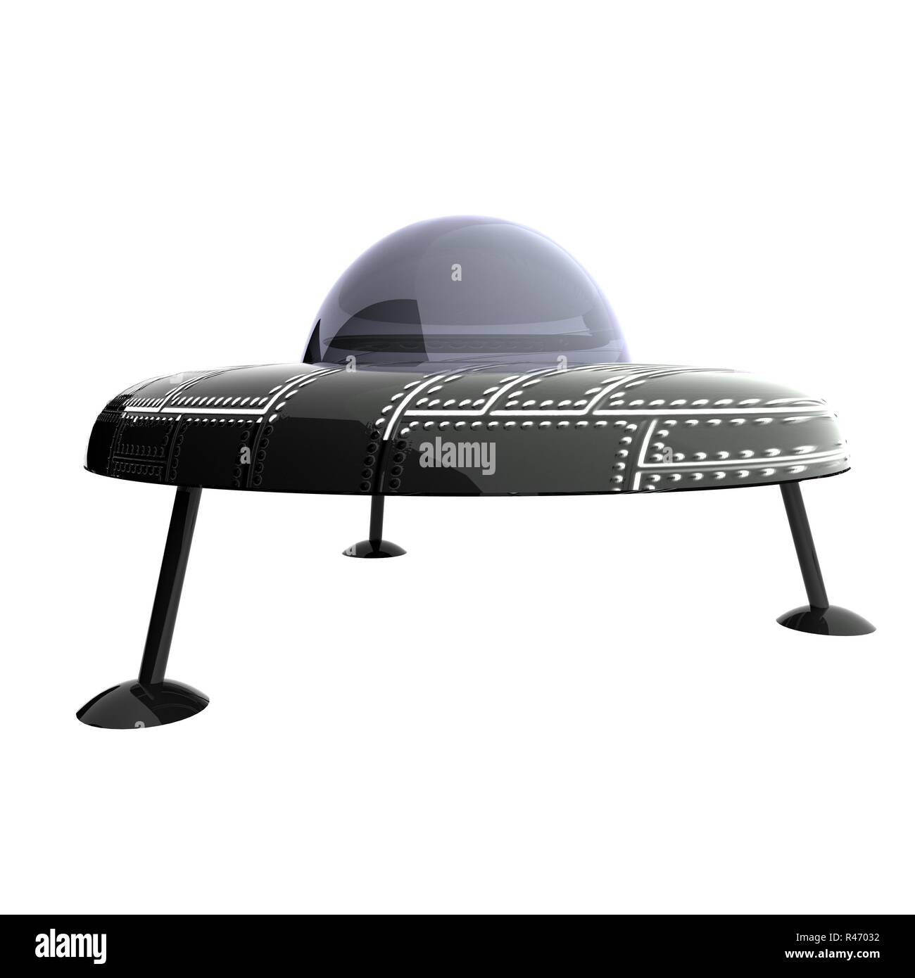 UFO, 3d render Stock Photo - Alamy