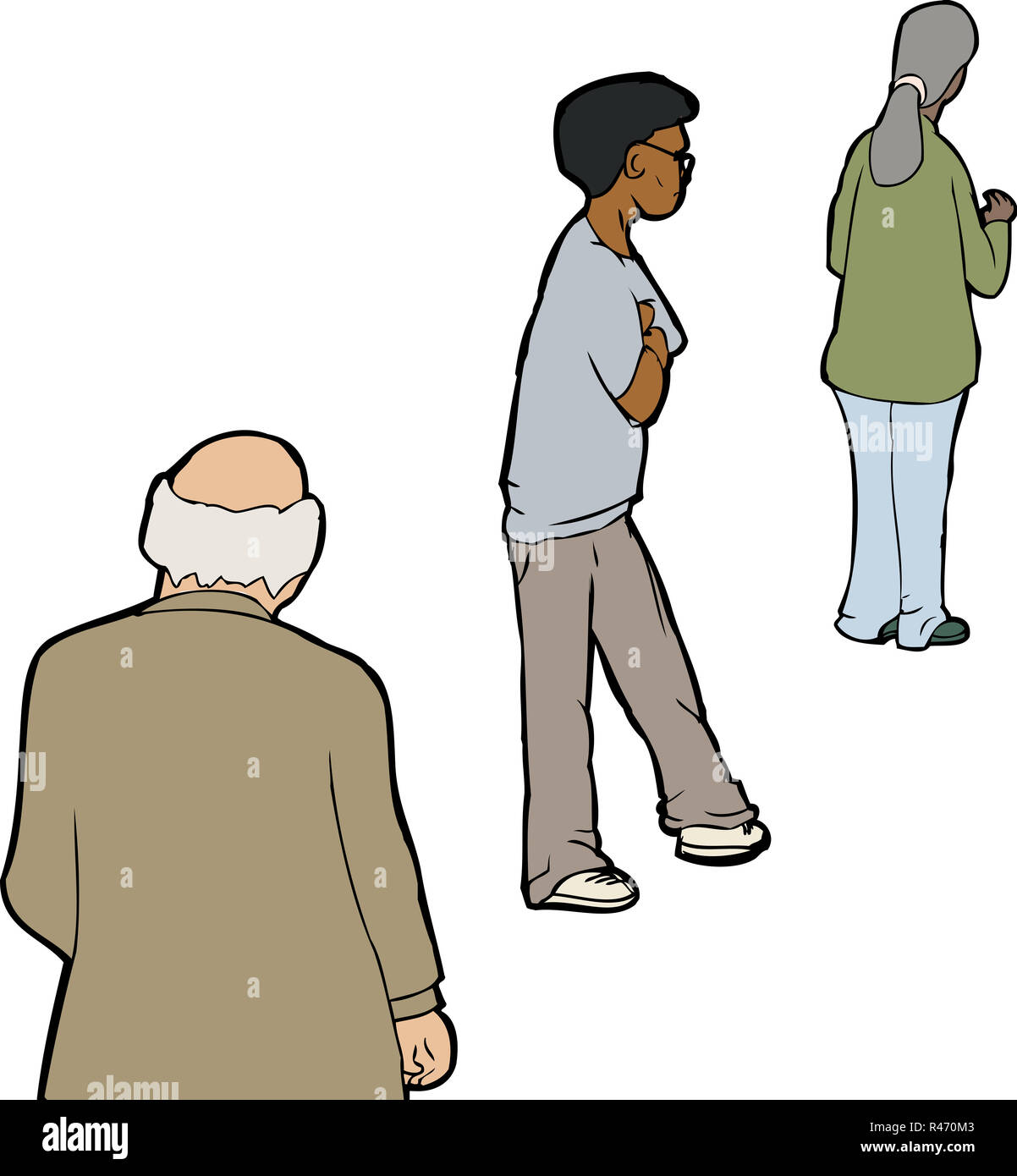 Cartoon Woman Folded Arms High Resolution Stock Photography and Images ...