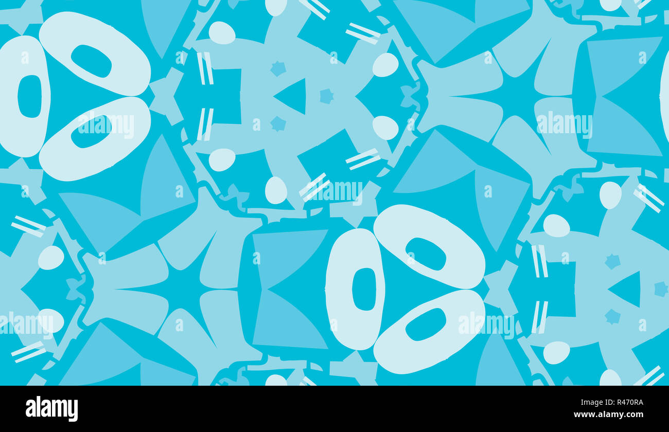 Repeating Blue Abstract Wallpaper Stock Photo - Alamy