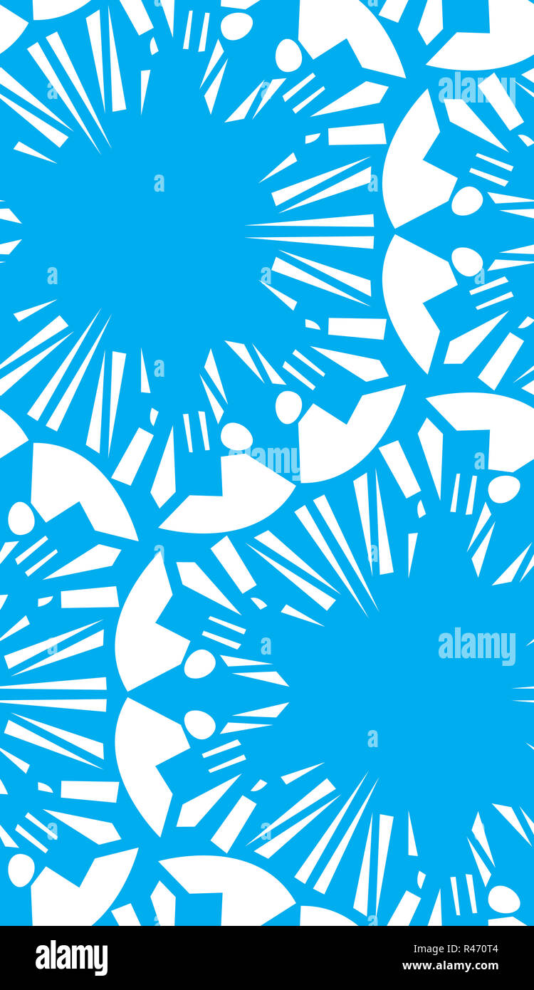 White Repeating Floral Pattern Stock Photo - Alamy