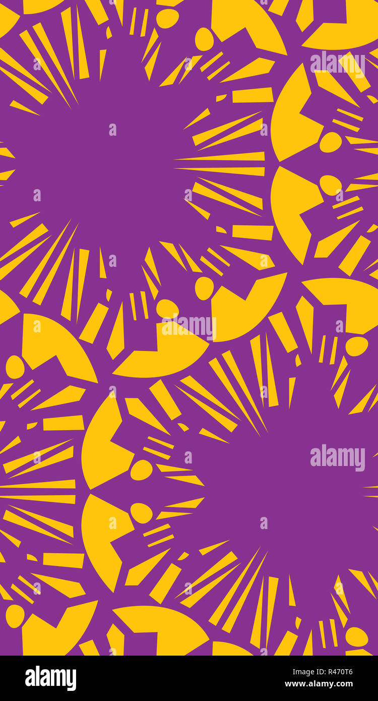 Repeating floral shapes hi-res stock photography and images - Alamy