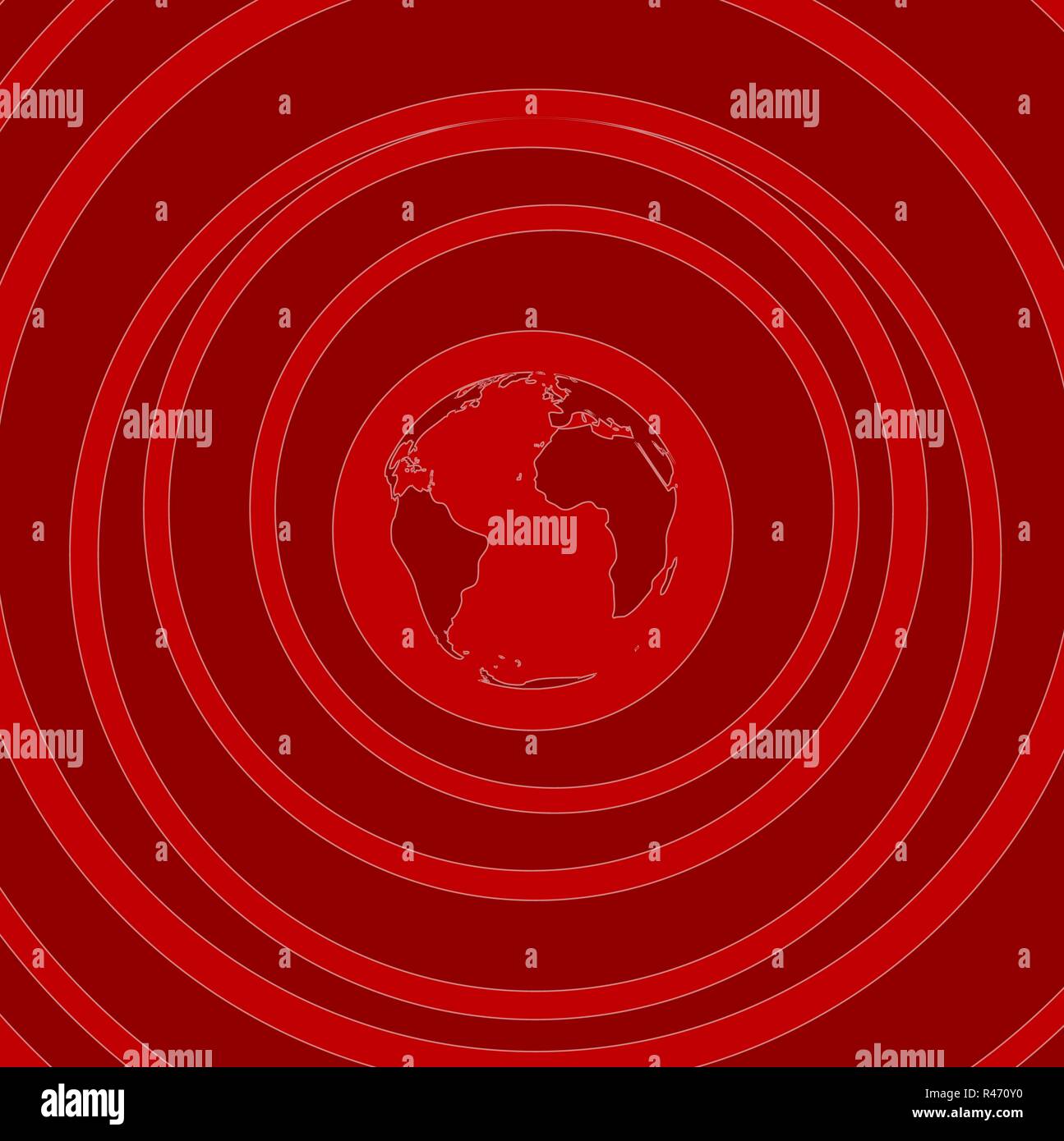 Tech geometry world map background hi-res stock photography and images ...