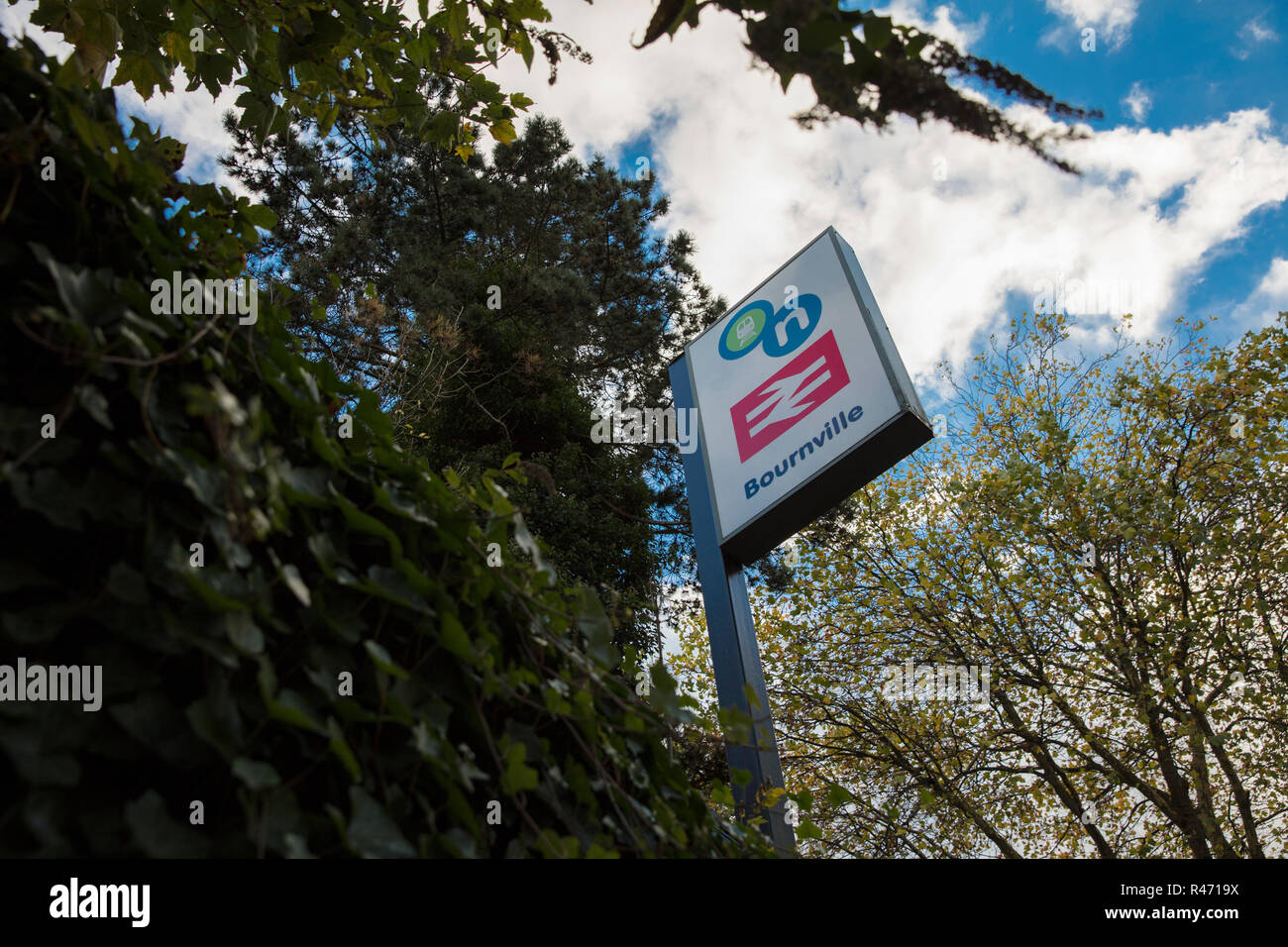 Railway totem sign hi-res stock photography and images - Alamy