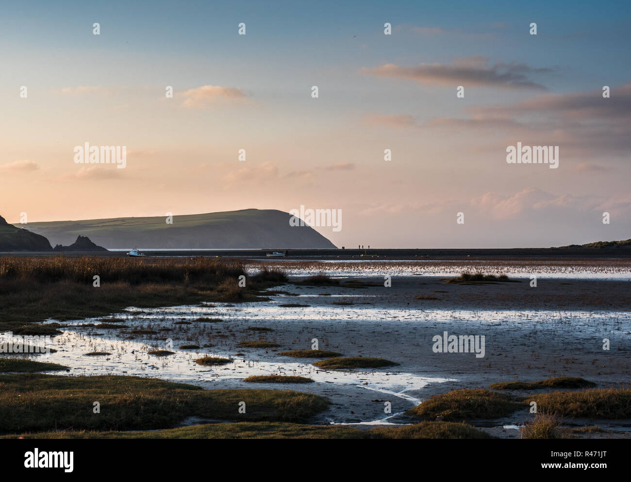 River Nevern estuary, Newport Stock Photo - Alamy