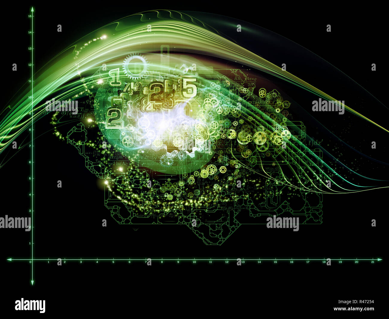 Future of Numbers Stock Photo - Alamy