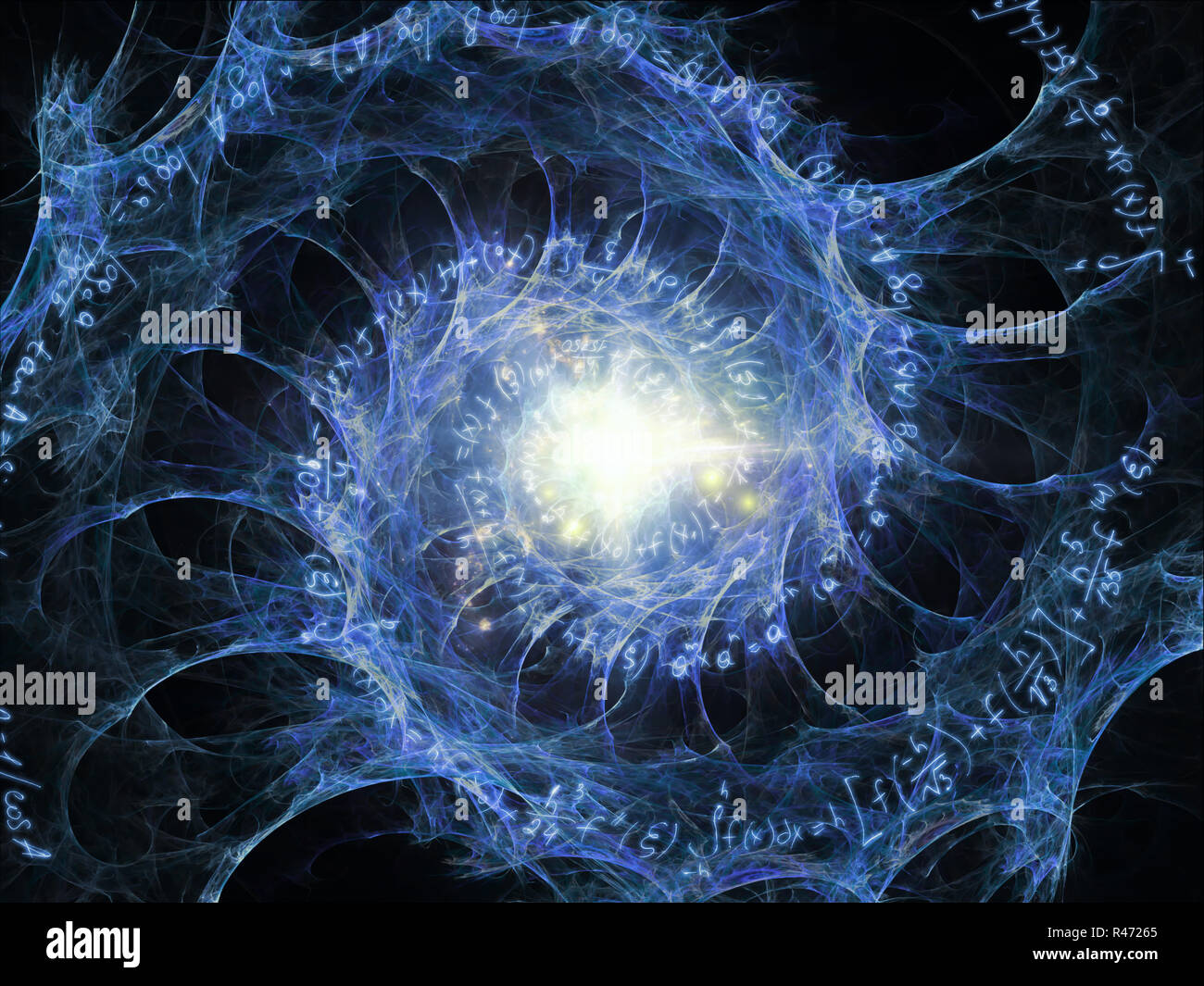 Propagation of Math Vortex Stock Photo - Alamy