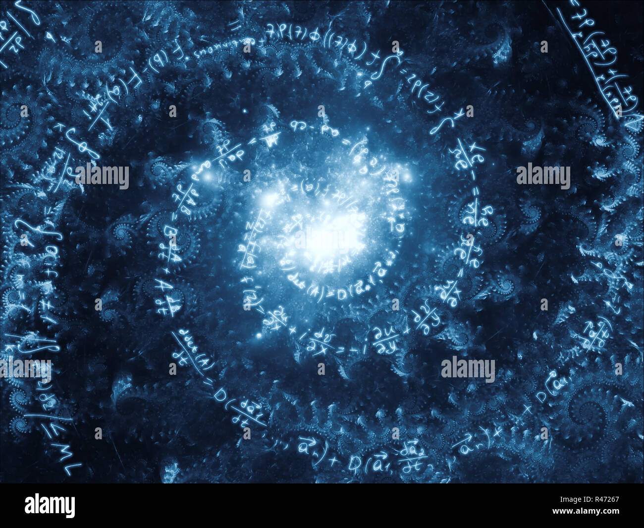 Propagation of Math Vortex Stock Photo - Alamy