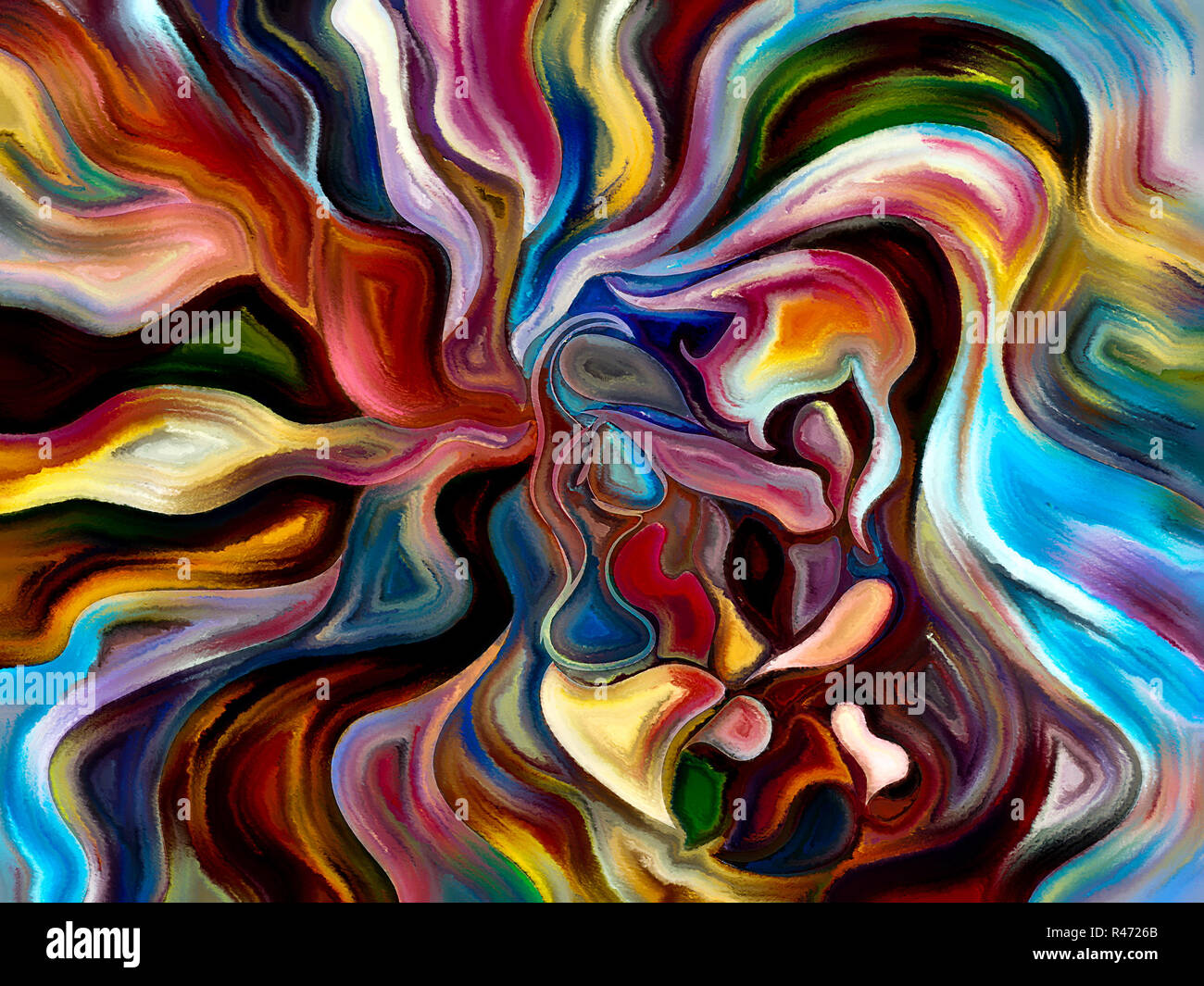 Vision of Ego Shapes Stock Photo - Alamy