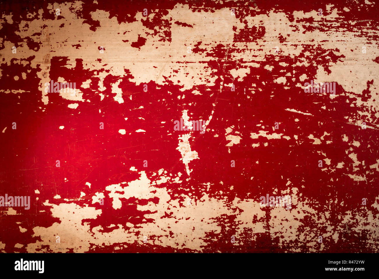 Rustic weathered barn wood background painted in red color hi-res stock ...
