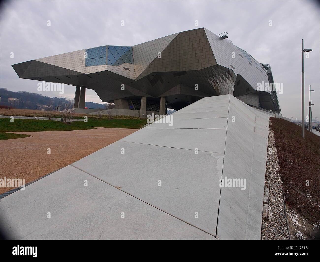 Confluence Museum district, Lyon, France Stock Photo - Alamy