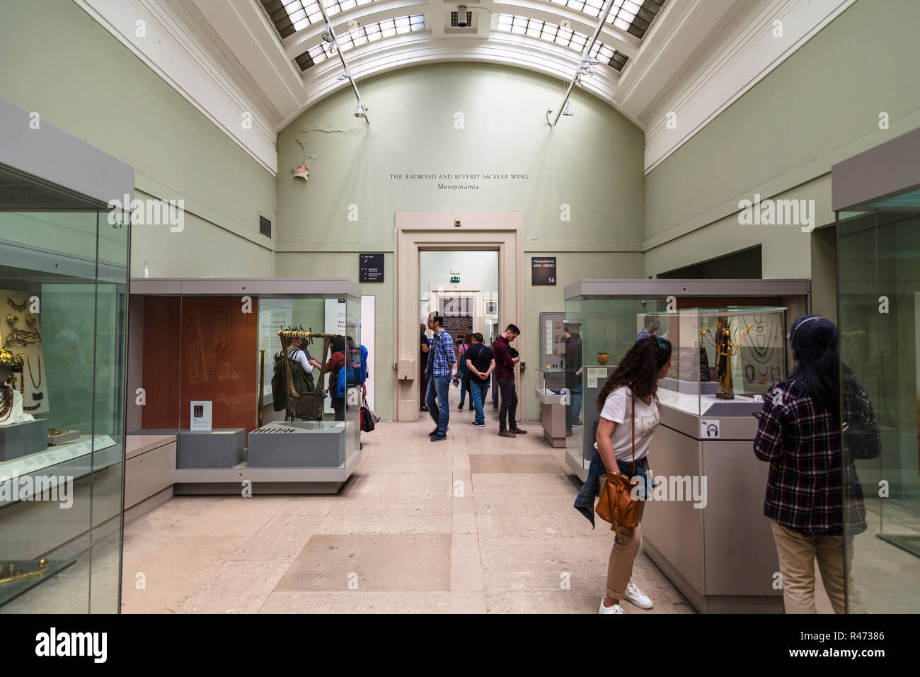 The British Museum interior, London, England, United Kingdom, Europe ...