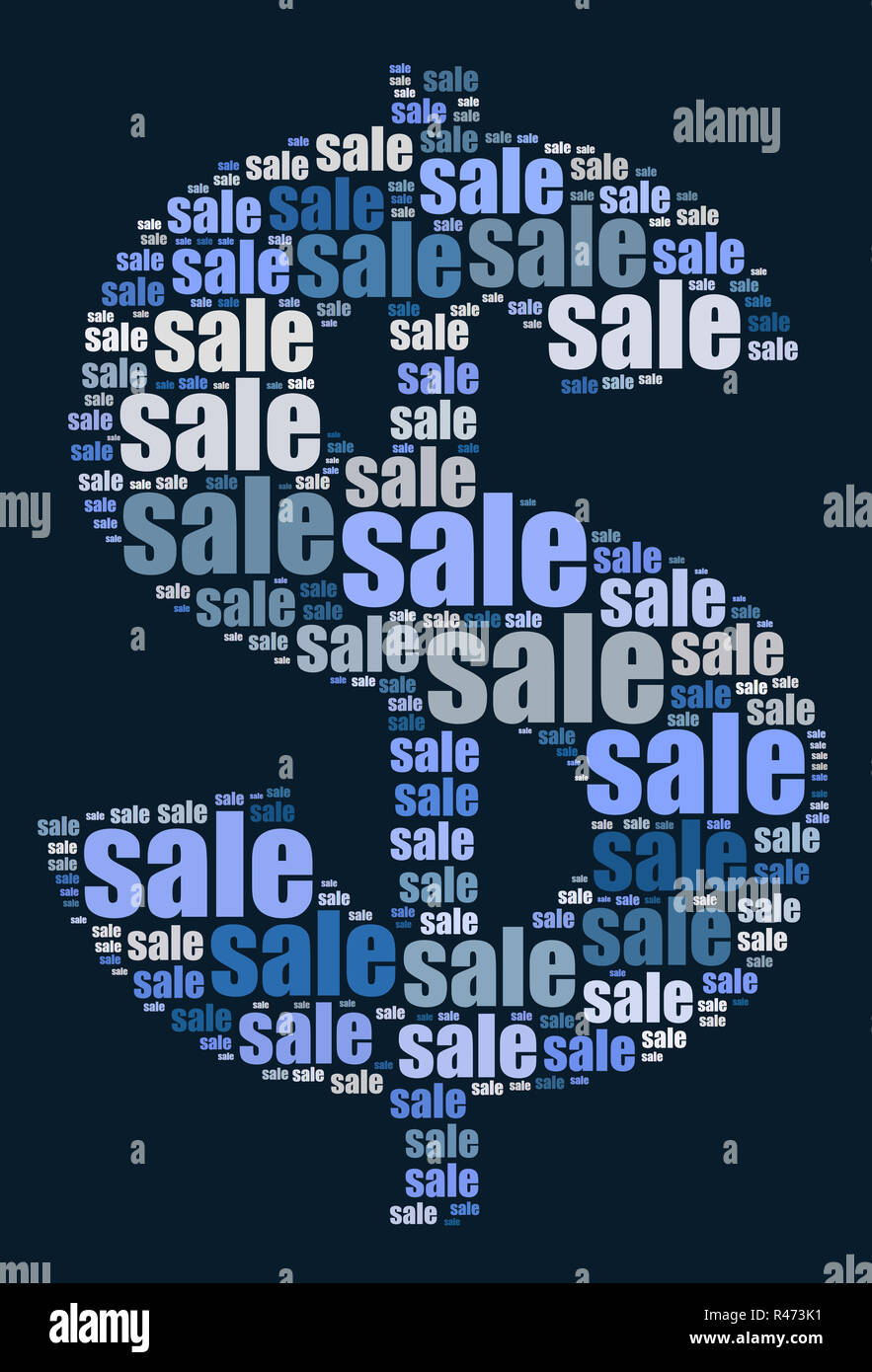 Sale word cloud concept Stock Photo - Alamy