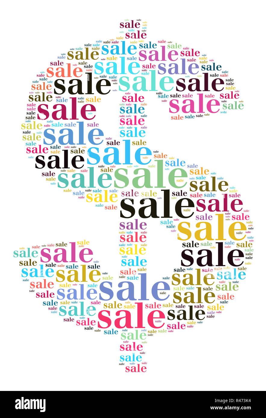 Sale word cloud concept Stock Photo - Alamy