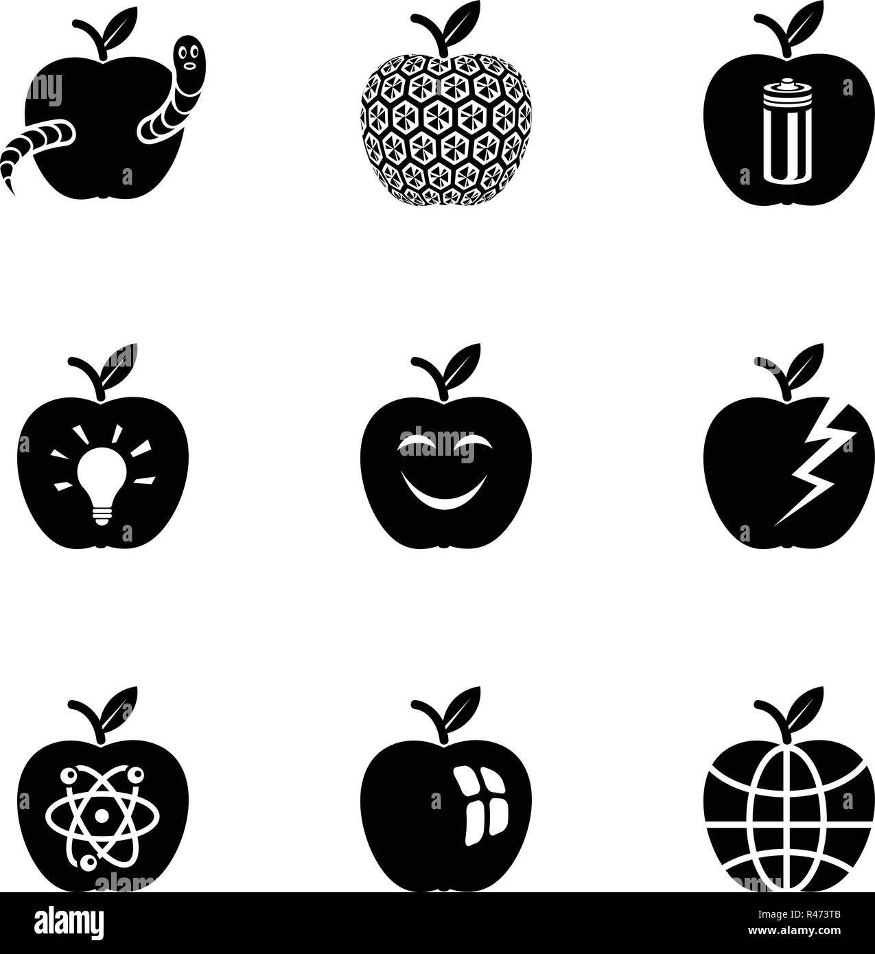 Appletree Stock Vector Images - Alamy