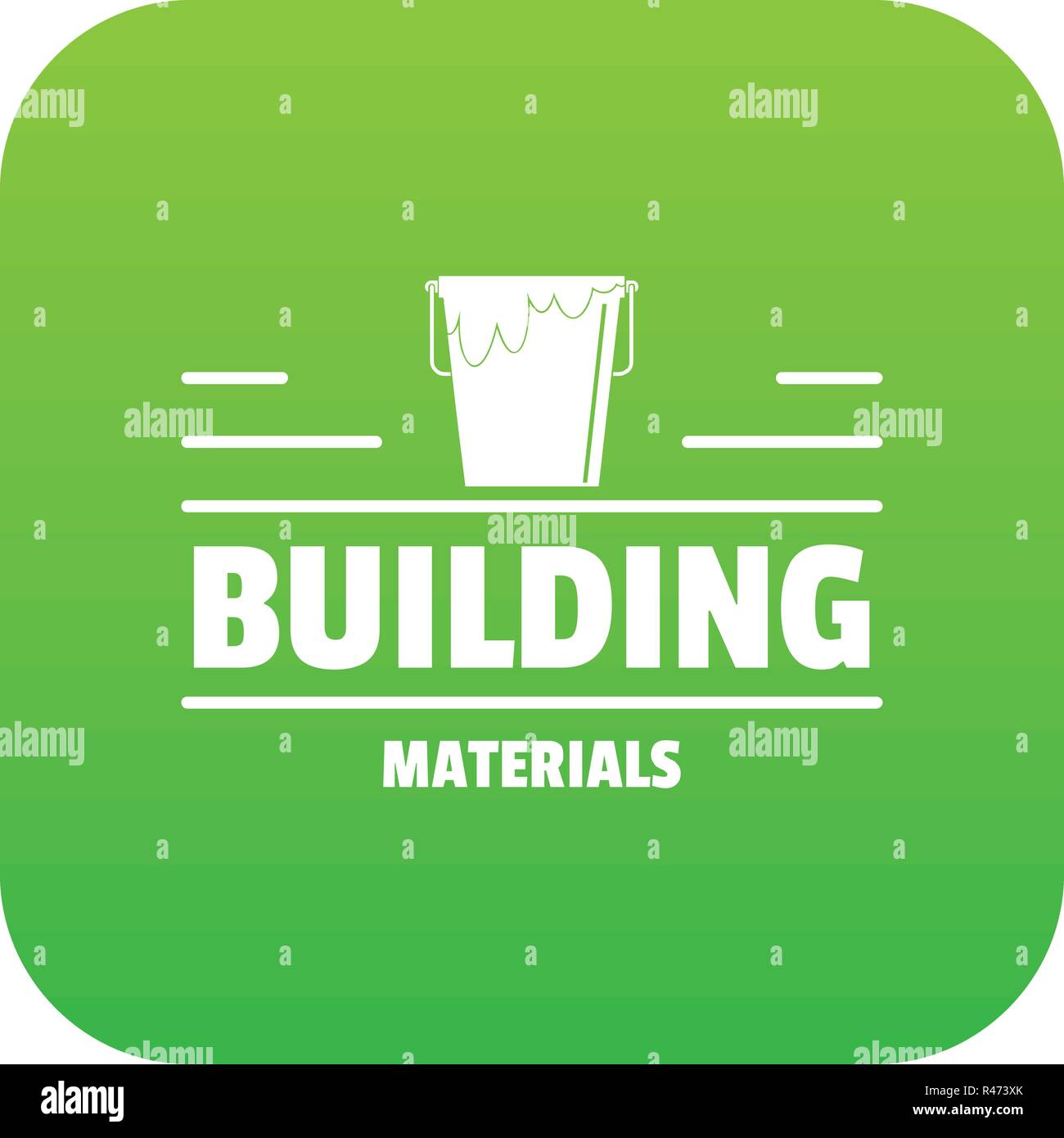 Construction icon green vector Stock Vector Image & Art - Alamy