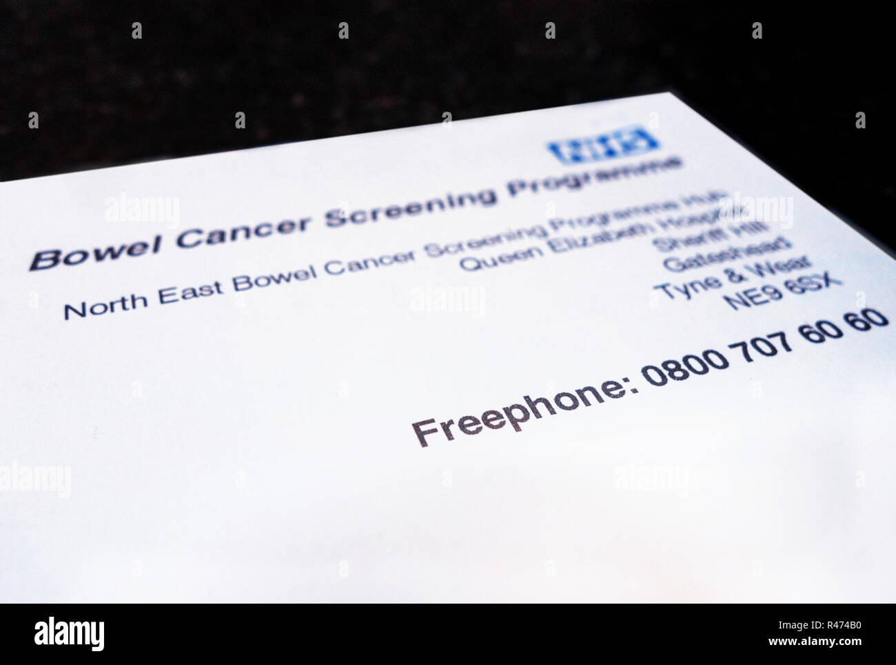 Nhs letterhead hi-res stock photography and images - Alamy