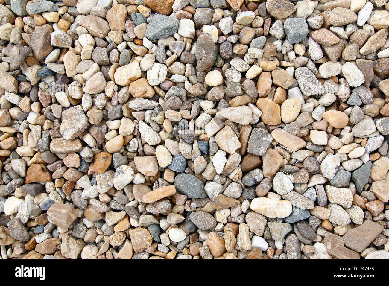 Gravel - road metal Stock Photo - Alamy