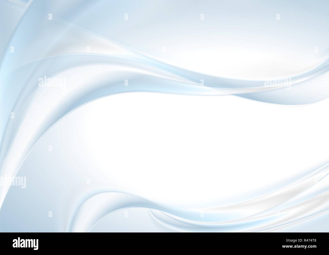 Abstract shiny light blue wave background Stock Photo - Alamy