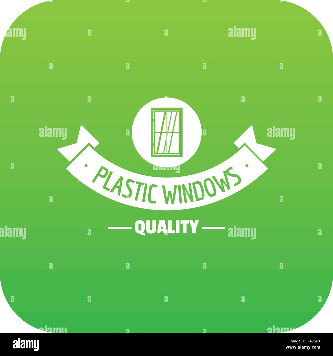 Quality material icon green vector Stock Vector Image & Art - Alamy
