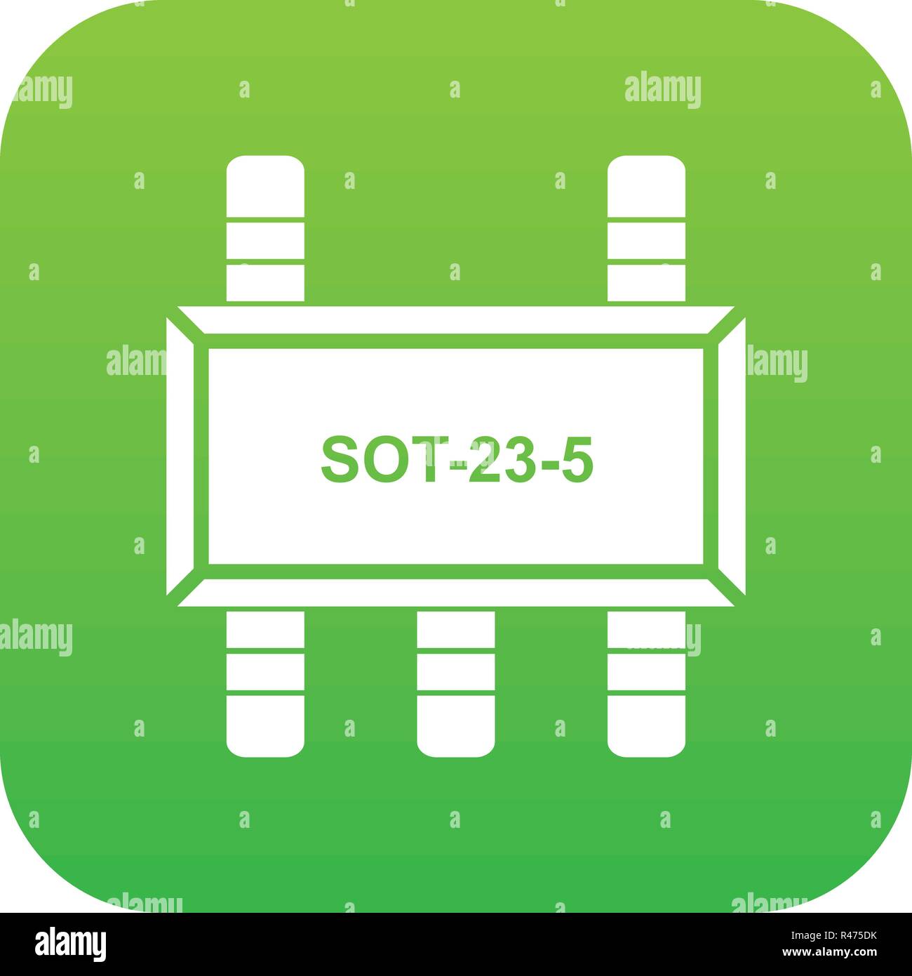 Military microchip icon green vector Stock Vector Image & Art - Alamy