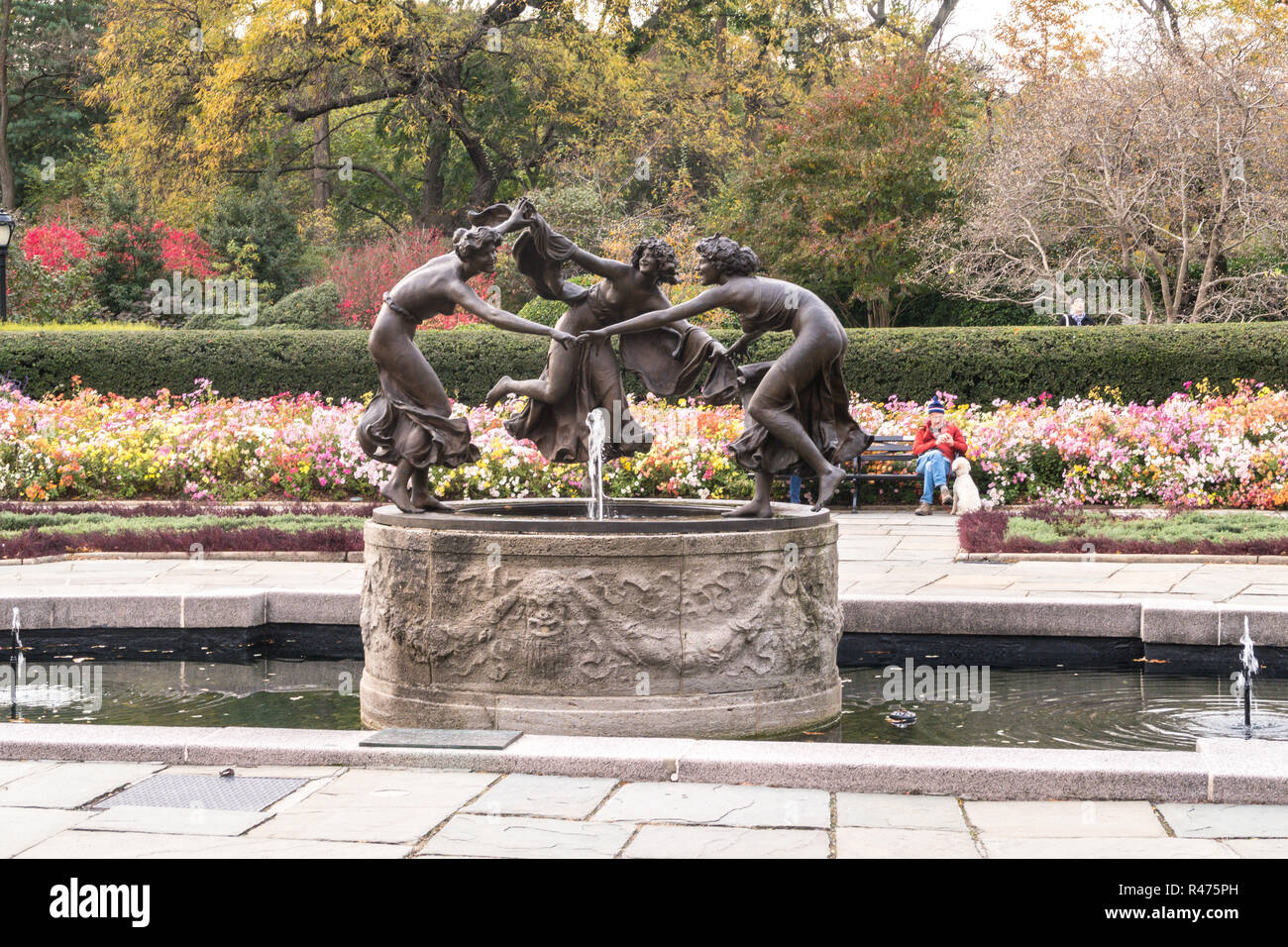 Untermyer Fountain/Three Dancing Maidens, Conservatory Garden in ...