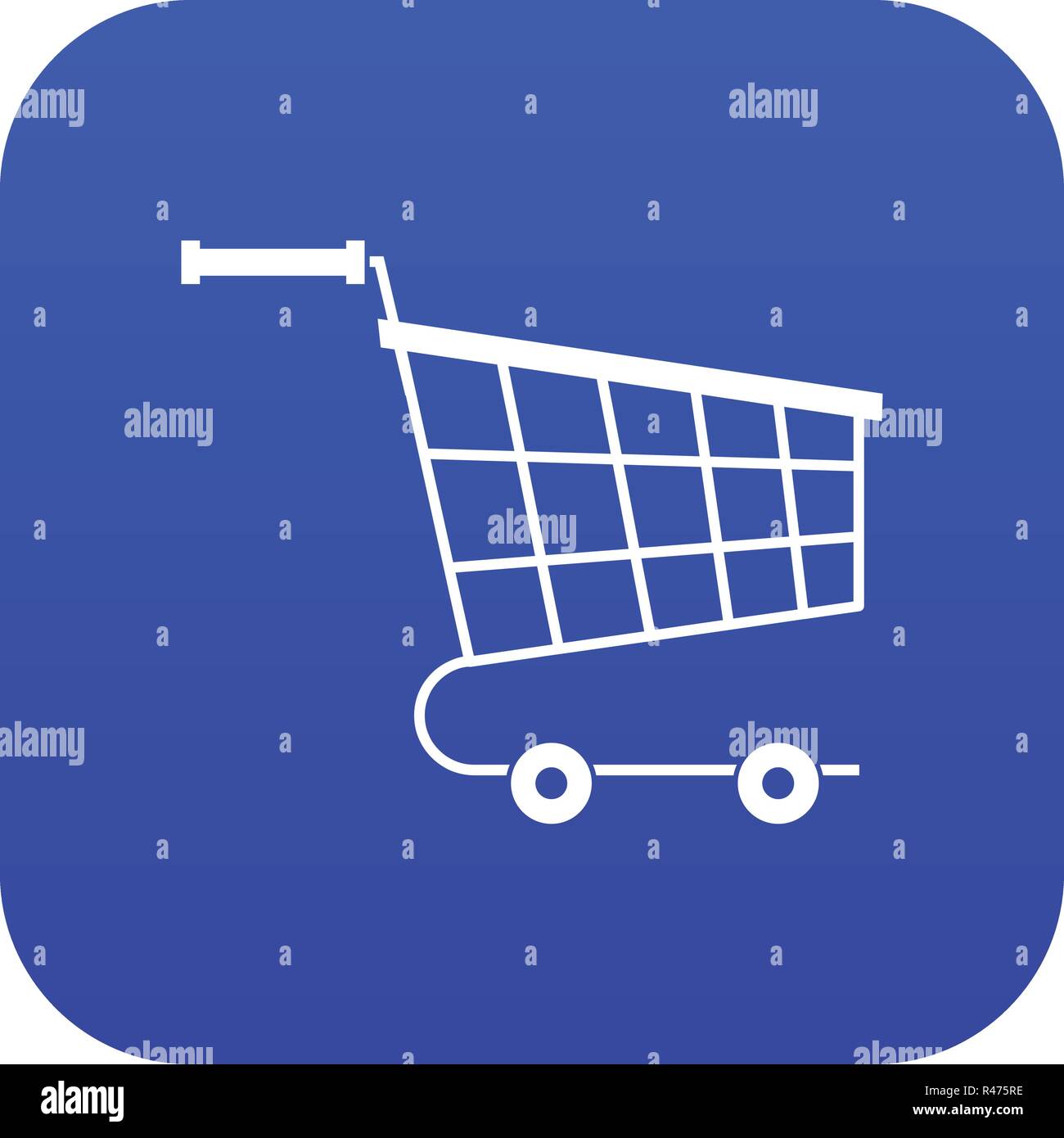 Cart icon digital blue Stock Vector Image & Art - Alamy