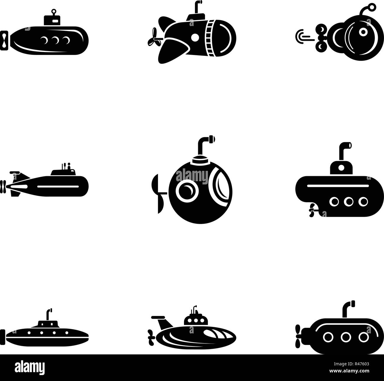 Transit icons set, simple style Stock Vector Image & Art - Alamy