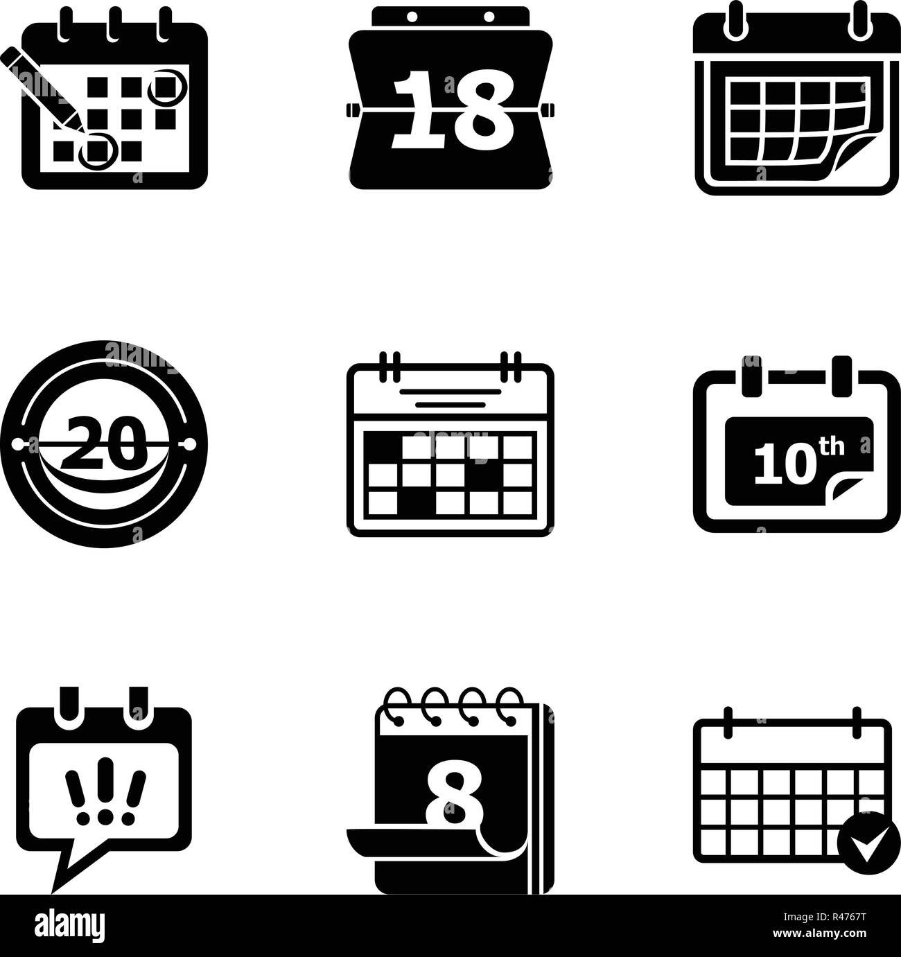 Black current plant Stock Vector Images - Alamy