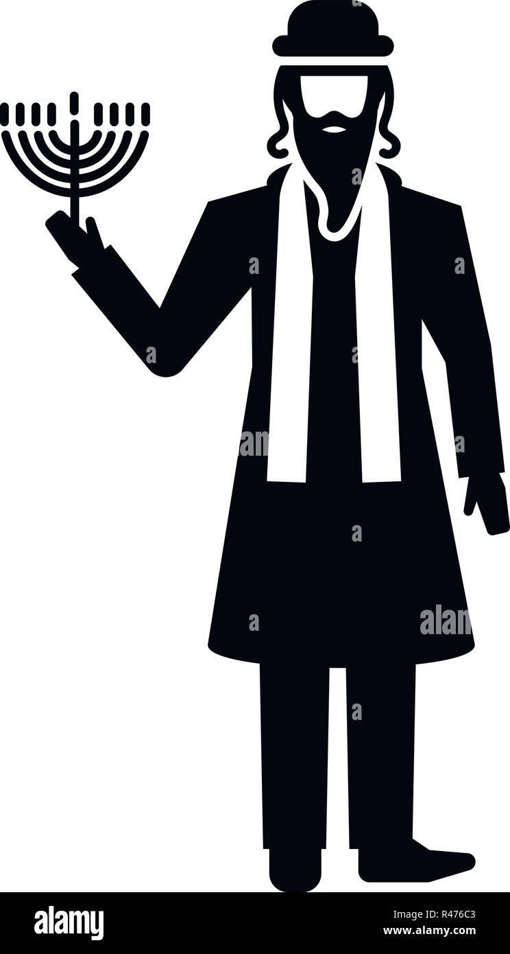 Jewish man icon, simple style Stock Vector Image & Art - Alamy