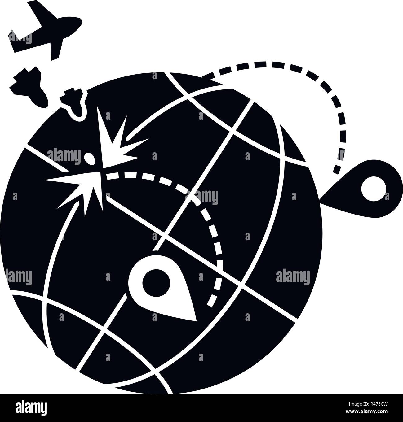 Human migration illustration map hi-res stock photography and images ...