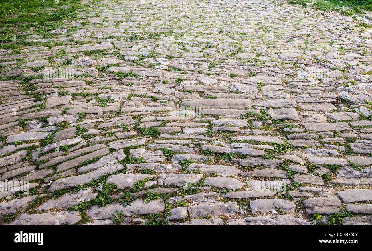 cobblestone pavement in the old town Stock Photo - Alamy