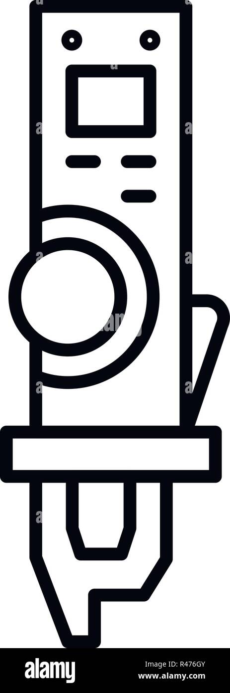 Electric welder tool icon, outline style Stock Vector Image & Art - Alamy