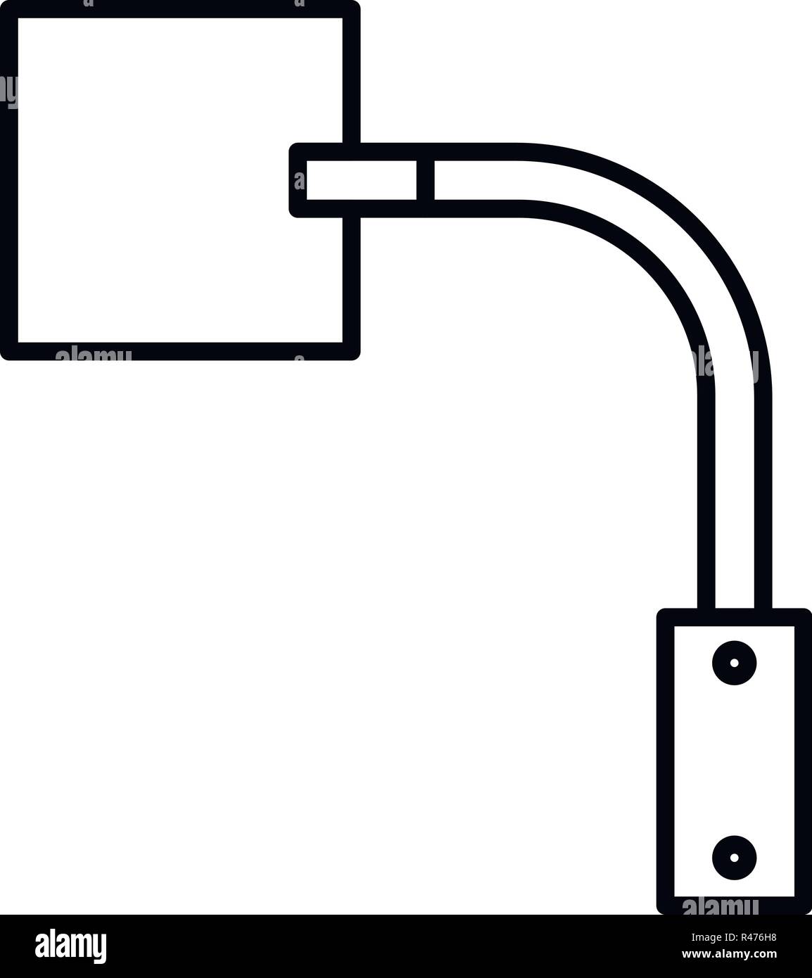 Welding metal icon, outline style Stock Vector Image & Art - Alamy