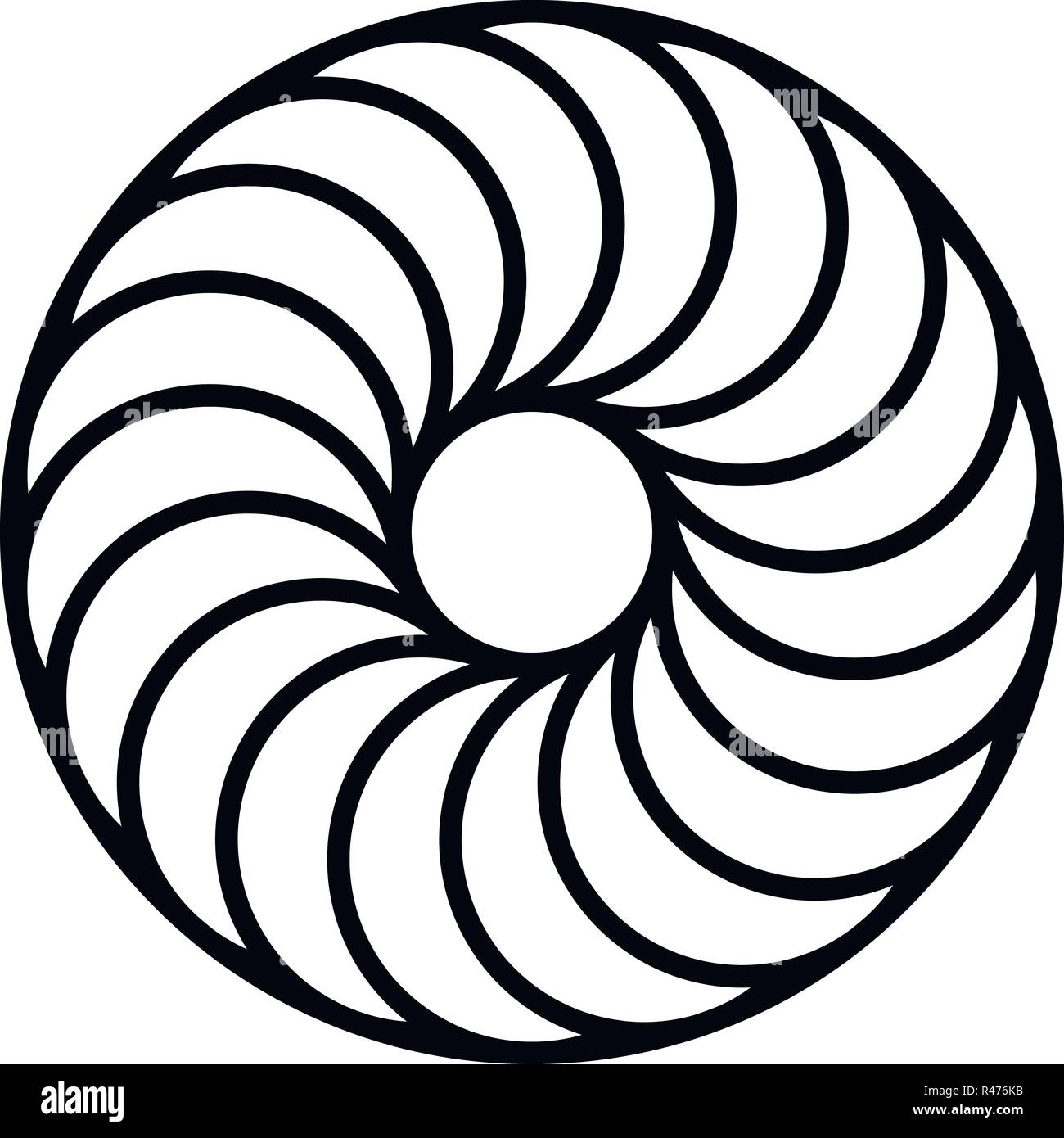 Snack biscuit icon, outline style Stock Vector Image & Art - Alamy