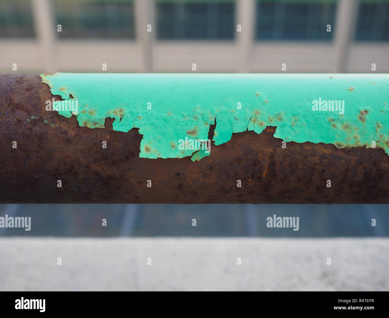 Rusted steel fence Stock Photo - Alamy