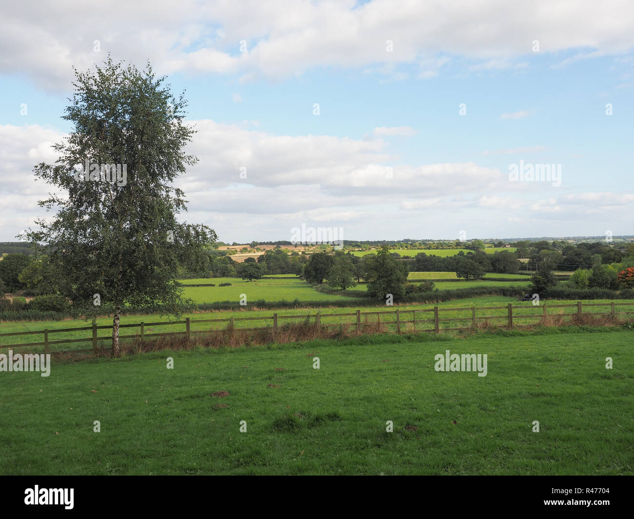 View of Tanworth in Arden Stock Photo - Alamy