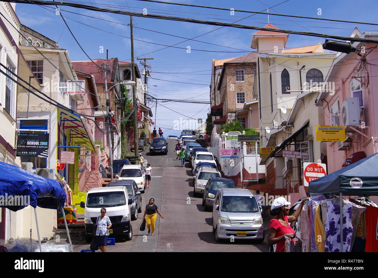 Grenada street scene hi-res stock photography and images - Alamy