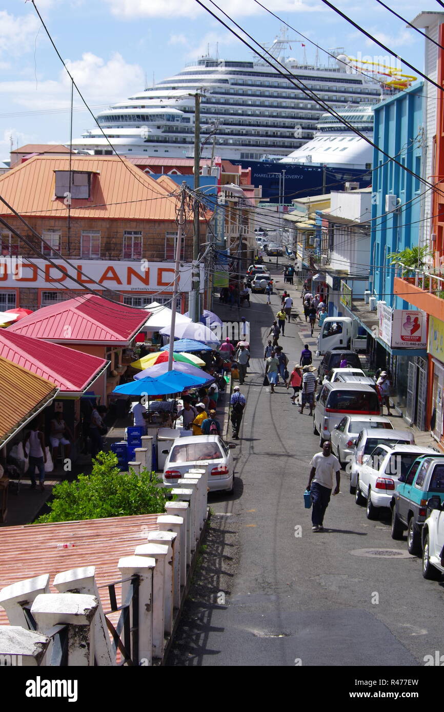 Grenada street scene hi-res stock photography and images - Alamy