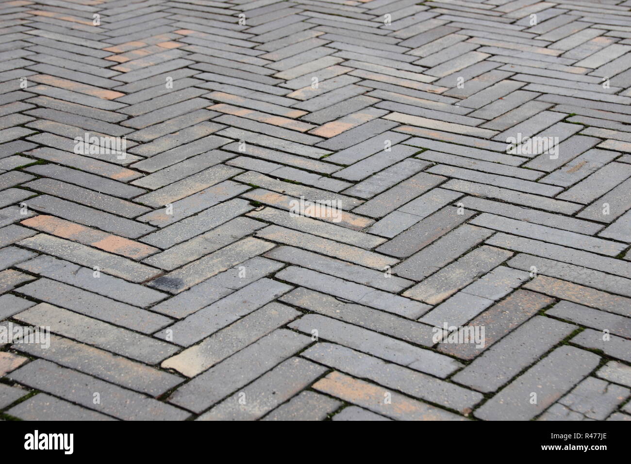 Perspective of striped clay tile surface texture Stock Photo - Alamy