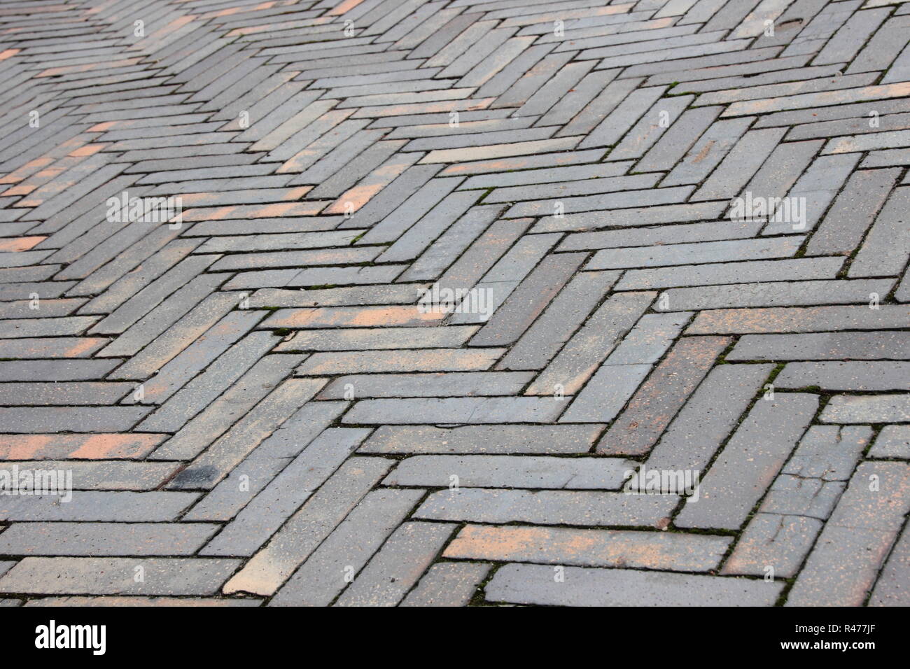 Perspective of striped clay tile surface texture Stock Photo - Alamy
