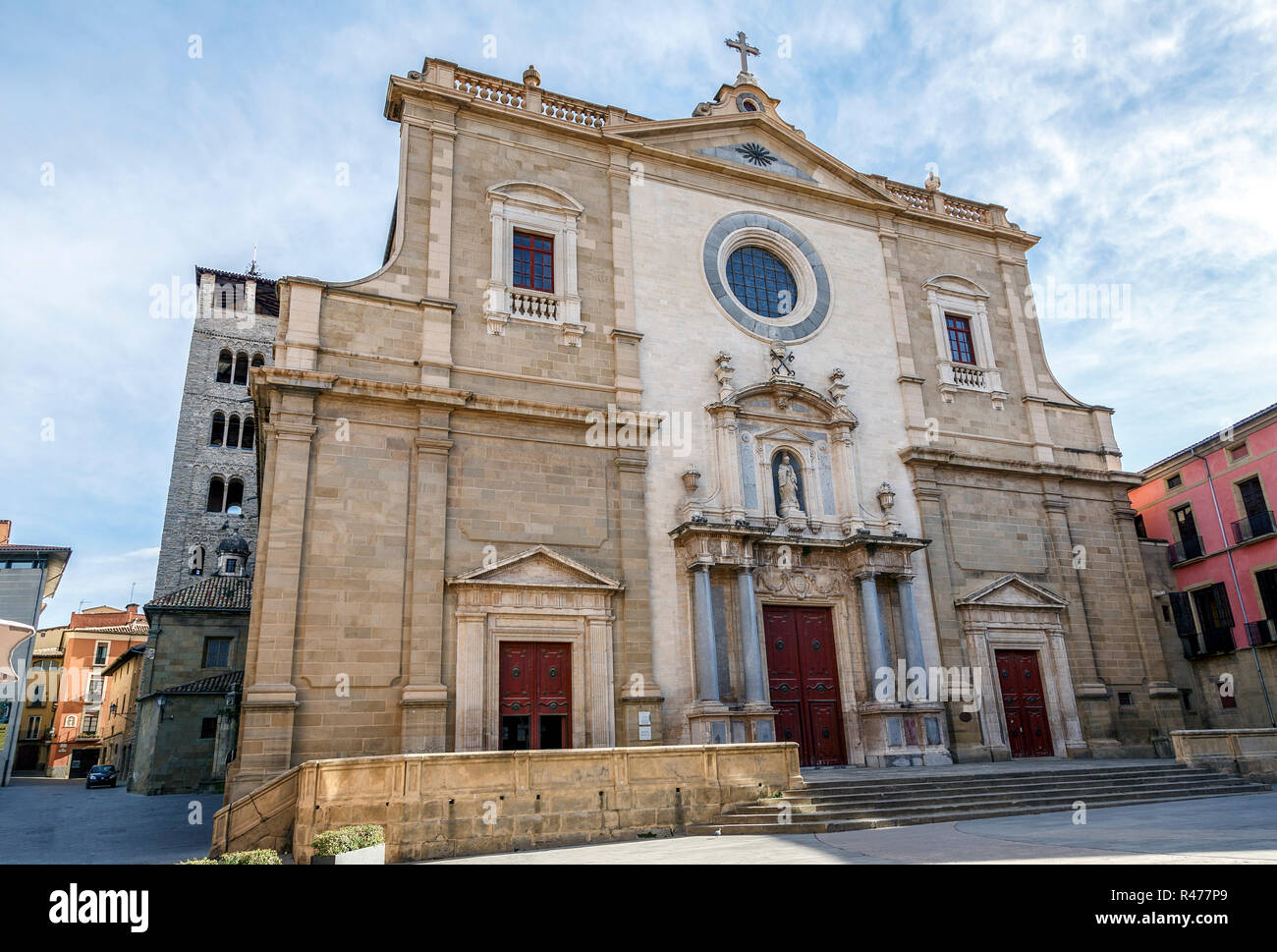Vic, Spain the cathedral Stock Photo - Alamy