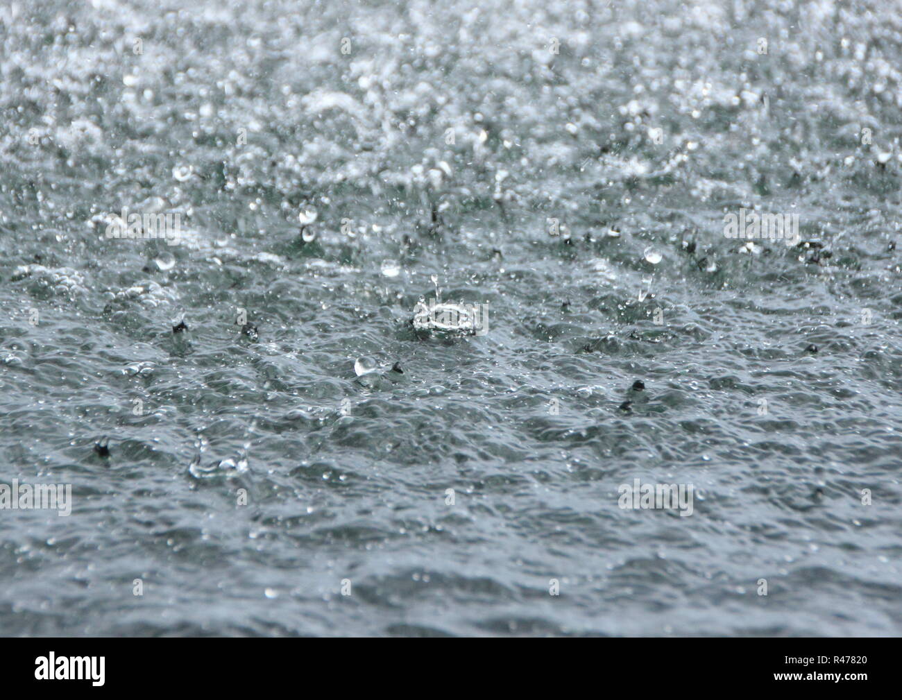 Single Waterdrop on Boiling Water Surface Background Stock Photo - Alamy