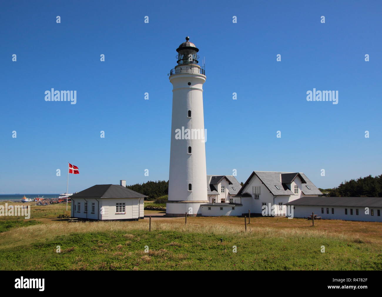 Lighthouse at the world war museum in Hirtshals Stock Photo - Alamy